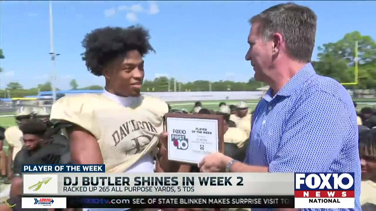 DJ Butler - Week 2's Greene & Phillips Athlete of the Week